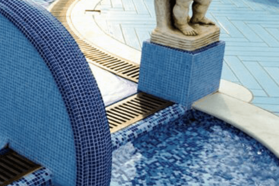 Mosaic Pool Tile Installation - Manzi Hotel | Art & Mosaics by Danilo ...